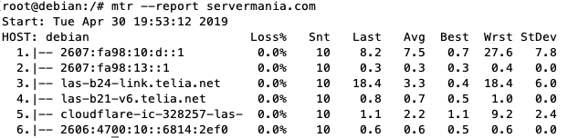How to use MTR on Linux
